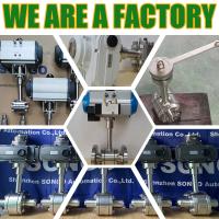 China Single Acting Pneumatic Cryogenic Valve 150lb Cast Steel 316 Extended Stem 2pcs For Liquid Natural Gas for sale