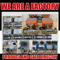 China Sanitary Motorized Tri Clamp Ball Valve 4-20mA Flow Regulated Quickly Open for sale