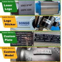 China Bray Type Wafer Pneumaitc Actuator Valve Spring Return EPDM Ductile Casting Iron for sale