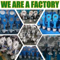China Pneumatic Knife Gate Valves Air Control Double Flange Lug Wafer Cast Steel for Slurry for sale