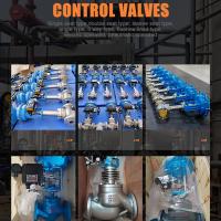China Carbon Steel Pneumatic Diaphragm Control Flanged Globe Valve Single Seated 5inch 25bar for sale