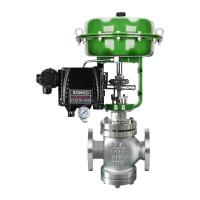 China SONGO Pneumatic Double Seated Valve Standard Type Flow Control DN32 Ss304 16bar Pneumatic Diaphragm Control Globe Valve With 4-20ma Pneumatic Positioner for sale