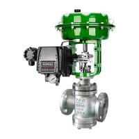 China SONGO Pneumatic Double Seated Valve Standard Type Flow Control DN32 Ss304 16bar Pneumatic Diaphragm Control Globe Valve With 4-20ma Pneumatic Positioner for sale