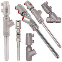 China SONGO Pneumatic Filling Nozzles Valve Internal Seal Type PTFE Seat Stainless Steel 316 For Liquid Beer for sale