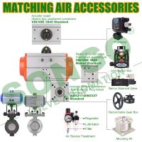 China Double Eccentric Pneumatic Wafer Butterfly Valve ANSI 150Lb 2inch RTFE Seat Carbon Steel for sale