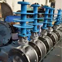 China Pneumatic Ventilation Butterfly Valve Double Acting 16bar 310S Hot Gas Flange For 1000 Degrees Gas for sale