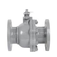 China SONGO Carbon Steel ANSI 150LB Flange Ball Valve PTFE Seal Full Port 2 WAY Ball Valve Wit Manual Operated for sale