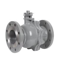 China SONGO Carbon Steel ANSI 150LB Flange Ball Valve PTFE Seal Full Port 2 WAY Ball Valve Wit Manual Operated for sale