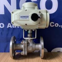 China SS304 Flange Ball Valve Manual ASME B16.5 150 Lb 3 Inch Handle Operated for sale