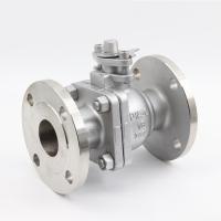 China SS304 Flange Ball Valve Manual ASME B16.5 150 Lb 3 Inch Handle Operated for sale