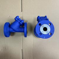 China Steam Flange Strainer Carbon Steel DIN 16bar 25bar Double Layer Screen Y Type for sale
