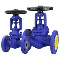 China Bellows Seat Steam Globe Valve 6 Inch WCB Carbon Steel Flange 16bar 25bar Din Standard for sale