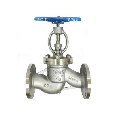 China SS304 CF8 Flange End Globe Valve DN50 2inch API ANSI 150LB PTFE Sealing for sale