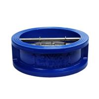 China SONGO Ductile Iron Wafer Check Valve 8 Inch Dual Plate SS304 Disc Butterfly Type Wafer Check Valve for sale