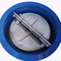 China SONGO Ductile Iron Wafer Check Valve 8 Inch Dual Plate SS304 Disc Butterfly Type Wafer Check Valve for sale