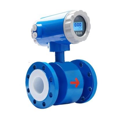 China SONGO electromagnetic Flow Meter Carbon Steel stainless steel 304 RS485 Industrial  Liquid Control  Water Magnetic Flowmeter for sale