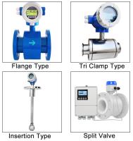 China SONGO electromagnetic Flow Meter Carbon Steel stainless steel 304 RS485 Industrial  Liquid Control  Water Magnetic Flowmeter for sale