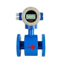 China SONGO electromagnetic Flow Meter Carbon Steel stainless steel 304 RS485 Industrial  Liquid Control  Water Magnetic Flowmeter for sale
