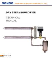 China SONGO Direct Steam Injection Humidifier Stainless Steel 304 Electric Operated with Flanged NPT Thread for Industrial Humidification for sale