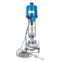 China SONGO electrci temp control valve 220VAC 24VDC SS304 PN16 Heating type, Cooling type for 220degree High-temperature steam and hot oil for sale