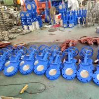 China SS304 Lug Wafer Type PN16 150LB Knife Gate Valve for Slurry Discharge with Handwheel for sale