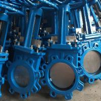 China SS304 Lug Wafer Type PN16 150LB Knife Gate Valve for Slurry Discharge with Handwheel for sale