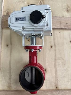 China Electric Groove Butterfly Valve With Intelligent Control And Rapid Installation For Fire Protection And Water Supply Systems for sale