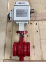 China Electric Groove Butterfly Valve With Intelligent Control And Rapid Installation For Fire Protection And Water Supply Systems for sale