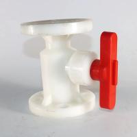 China SONGO viton seal Din PN16 flange PVDF ball valve with hand lever for anti-corrosive alkali for sale