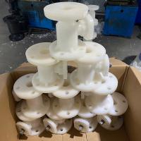 China SONGO viton seal Din PN16 flange PVDF ball valve with hand lever for anti-corrosive alkali for sale