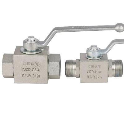 China SONGO DN06 1/4inch 3000psi 210bar high pressure carbon steel stainless steel female npt thread ball valve for sale