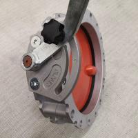 China Songo manual aluminium alloy double single flange dust butterfly valve with handle Wear-resistant rubber for sale
