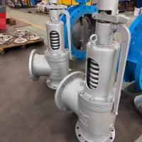 China SONGO SS304 Carbon steel A48Y Spring fully-opening type flange safety valve for Steam boiler air storage tank relief valve for sale