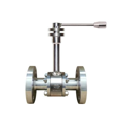 China Songo cryogenic 3 piece flange ball valve pctfe seal 16bar 150lb SS304 SS316 for LNG LN2 -196 degree for sale