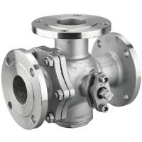 China Songo Manual 3 way flange ball valve full port ptfe seal L shape SS304 carbon steel PN16 150LB with handle for sale