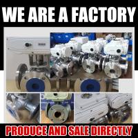 China Songo Manual 3 way flange ball valve full port ptfe seal L shape SS304 carbon steel PN16 150LB with handle for sale