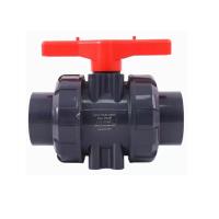 China SONGO UPVC True union ball valve thread socket type epdm seal full bore with acid and alkali resistant for sale