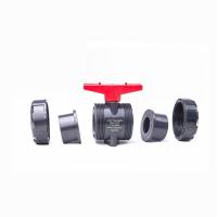 China SONGO UPVC True union ball valve thread socket type epdm seal full bore with acid and alkali resistant for sale