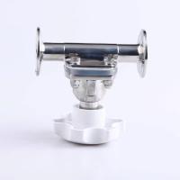 China SONGO Sanitary Diaphragm Valve Tri-clamp SS304 SS316 EPDM PTFE Diaphragm 0-10bar with handwheel for sale