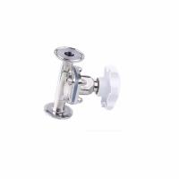 China SONGO Sanitary Diaphragm Valve Tri-clamp SS304 SS316 EPDM PTFE Diaphragm 0-10bar with handwheel for sale