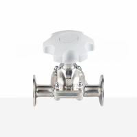 China SONGO Sanitary Diaphragm Valve Tri-clamp SS304 SS316 EPDM PTFE Diaphragm 0-10bar with handwheel for sale