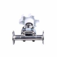 China SONGO Sanitary Diaphragm Valve Tri-clamp SS304 SS316 EPDM PTFE Diaphragm 0-10bar with handwheel for sale