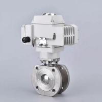 China SONGO Electric italy type wafer ball valve WCB stainless steel 304 PN16 with Ptfe seal full bore motorized ball valve for sale
