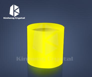 China 0.05mm Scintillation Crystal For Light / Alfa Particle / Gamma Ray Detection SEM YAG for sale