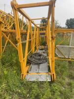 China 2021 Zoomlion 6515-10 Used Tower Cranes Flat Top for sale