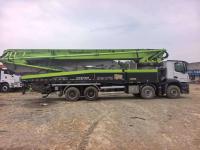 China 2020 Used ZOOMLION ZLJ5441THBBE 59M Concrete Pump Truck Benz Automatic Chassis for sale