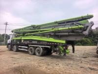 China 2020 Used ZOOMLION ZLJ5441THBBE 59M Concrete Pump Truck Benz Automatic Chassis for sale