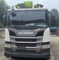 China 2020 Used ZOOMLION ZLJ5440THBSF 63M Concrete Pump Truck SCANIA Chassis Euro VI for sale