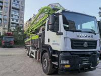 China 2020 Used ZOOMLION ZLJ5350THBKE 49M Concrete Pump Truck SITRAK Chassis for sale