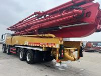 China 2020 SANY SYM5449THBE Used Concrete Pump Truck 8x4 4 Axles for sale